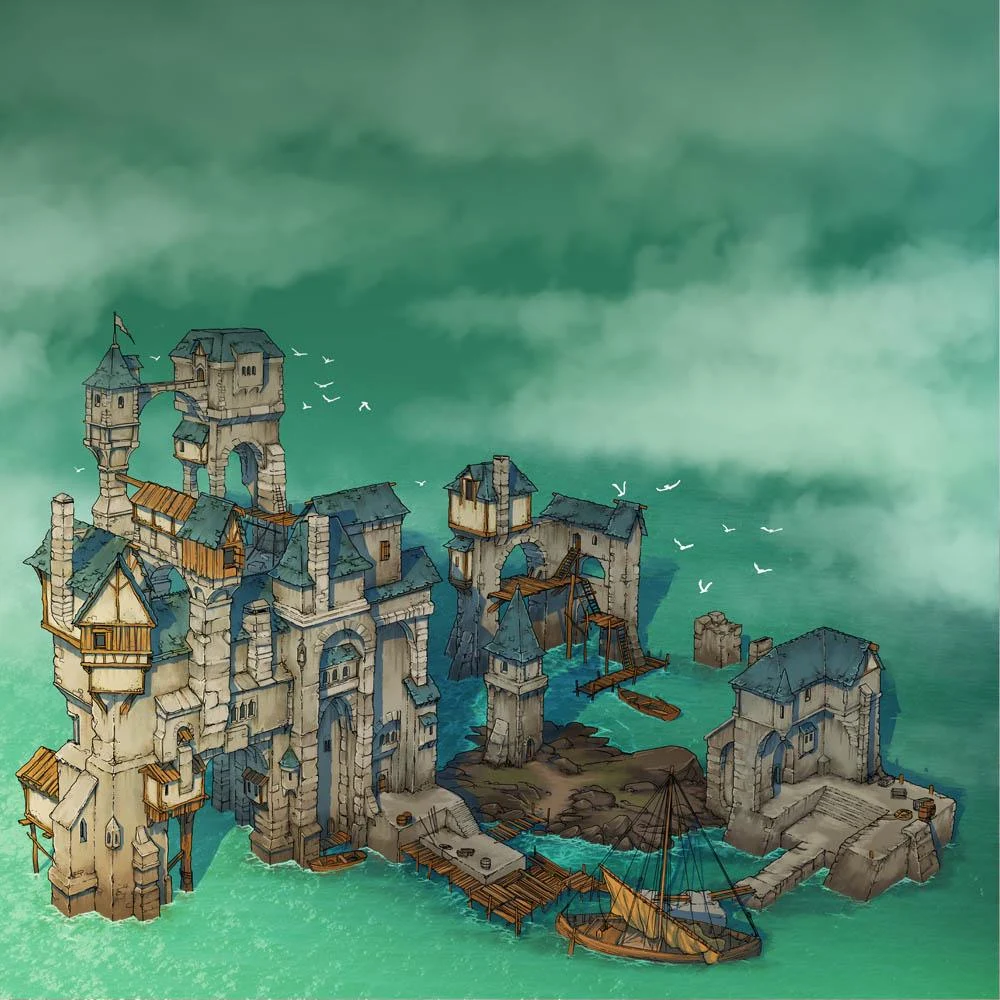Medieval Island Castle by Guillaume Tavernier (me) | Scrolller
