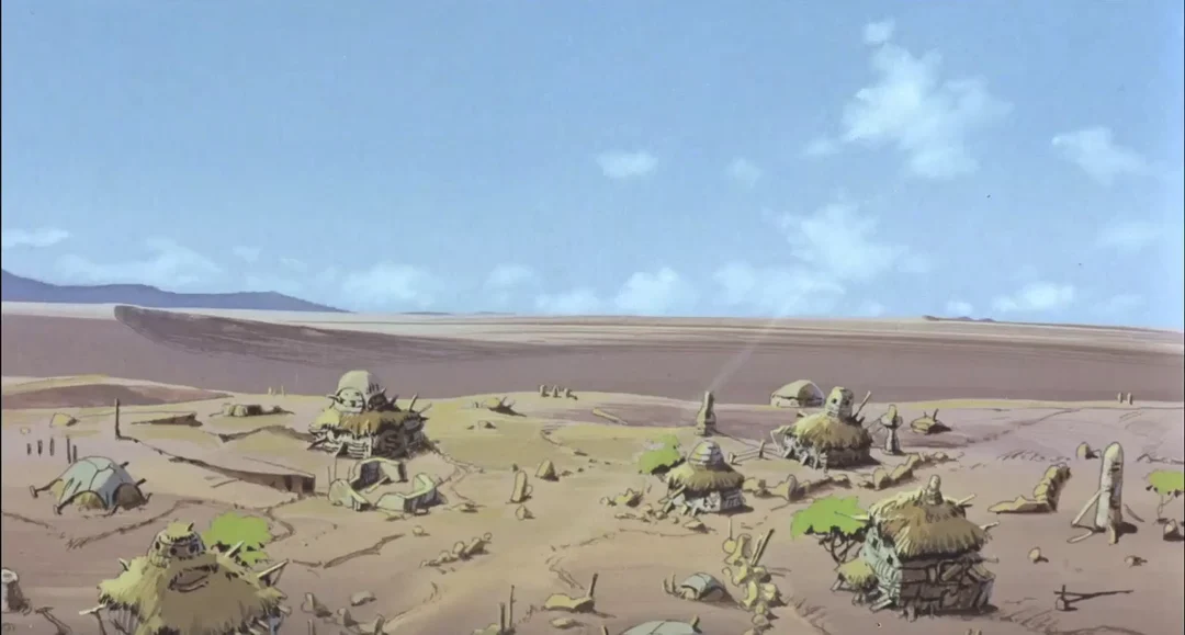 The main title destroys a village, but in a whimsical way (Robot Carnival) | Scrolller