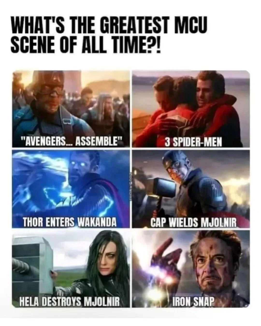 Iconic Moments from the Marvel Cinematic Universe | Scrolller