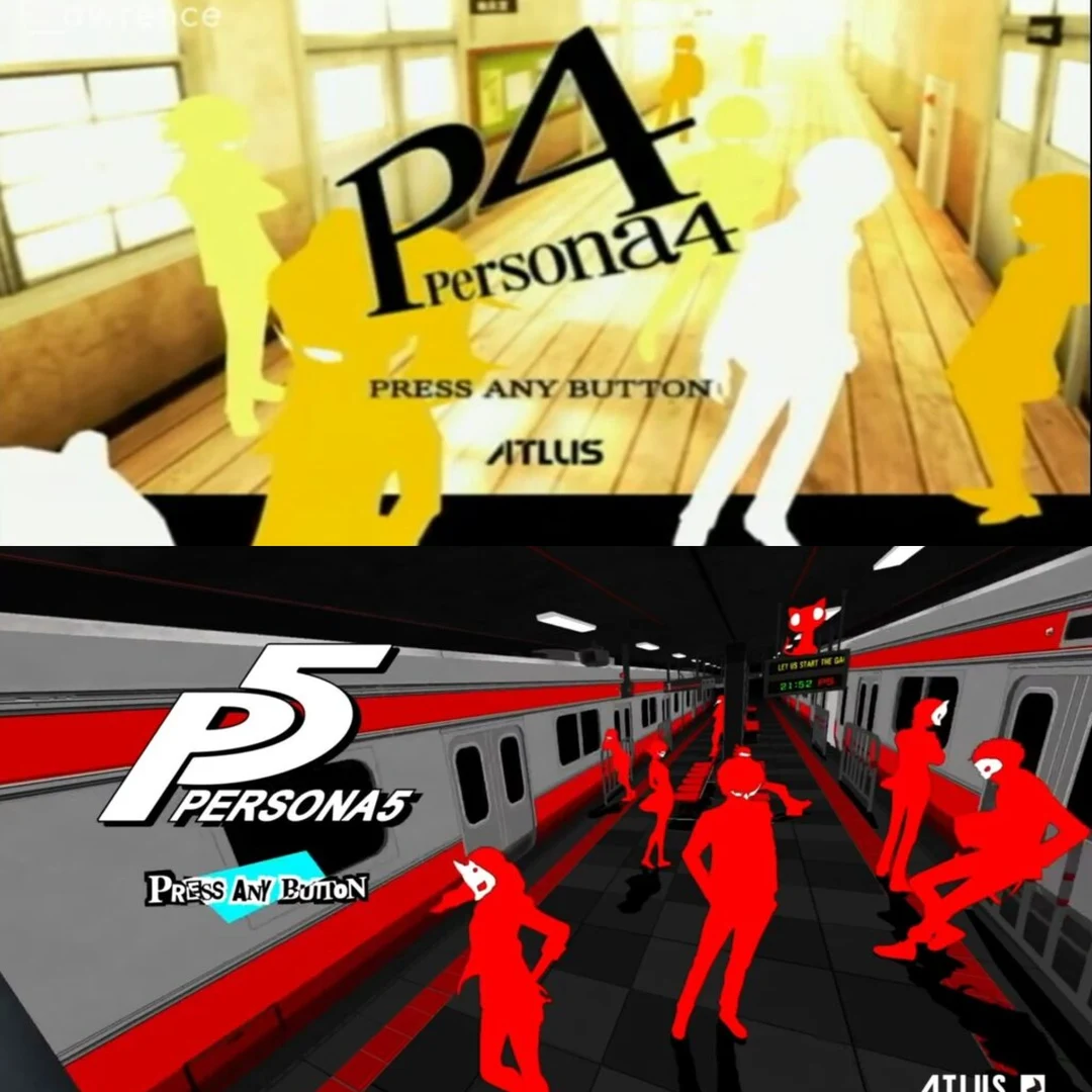 Anyone else prefer the original title screens over the re-releases? (P4 & P5) | Scrolller