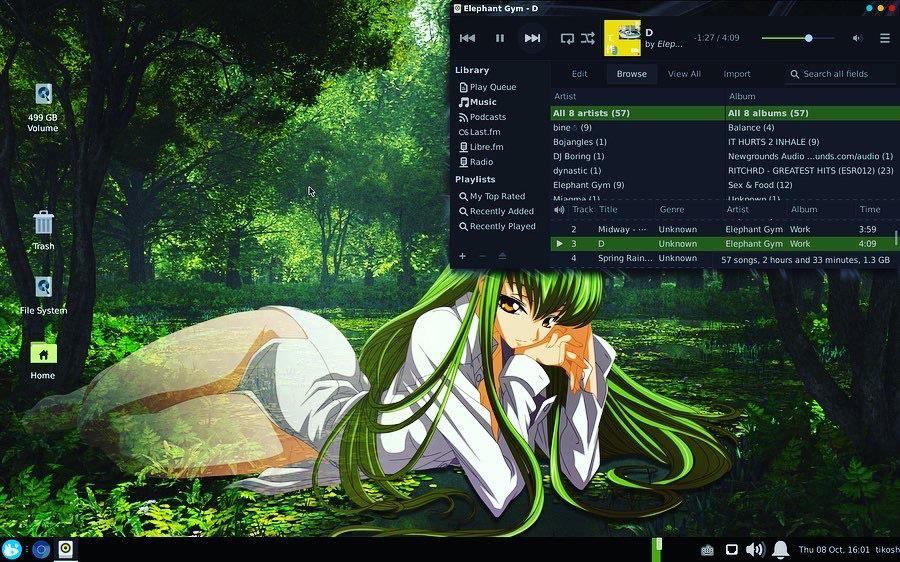 [XFCE] Nostalgic Rice on Void Linux featuring C.C | Scrolller