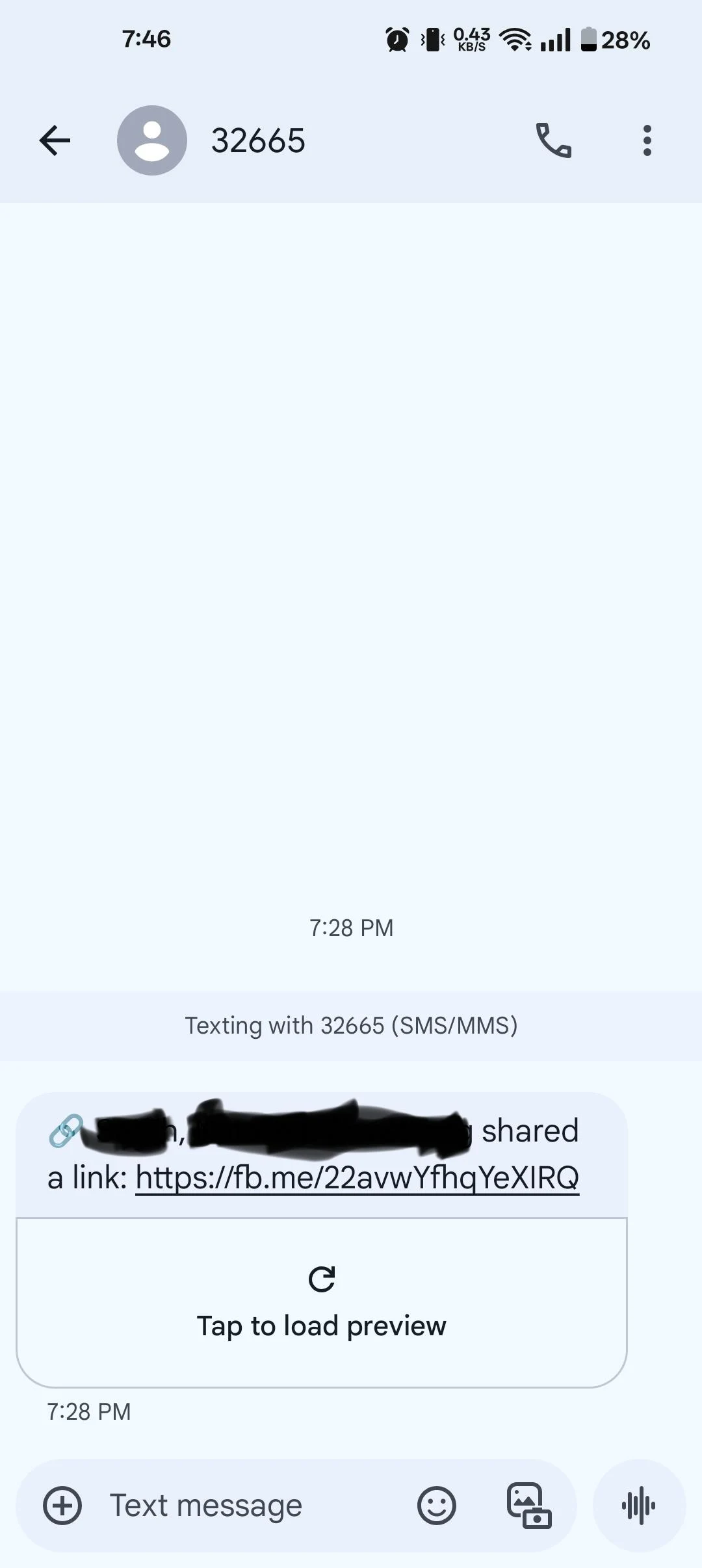 Has anyone else gotten these scammy looking texts after uninstalling or deleting Facebook ...