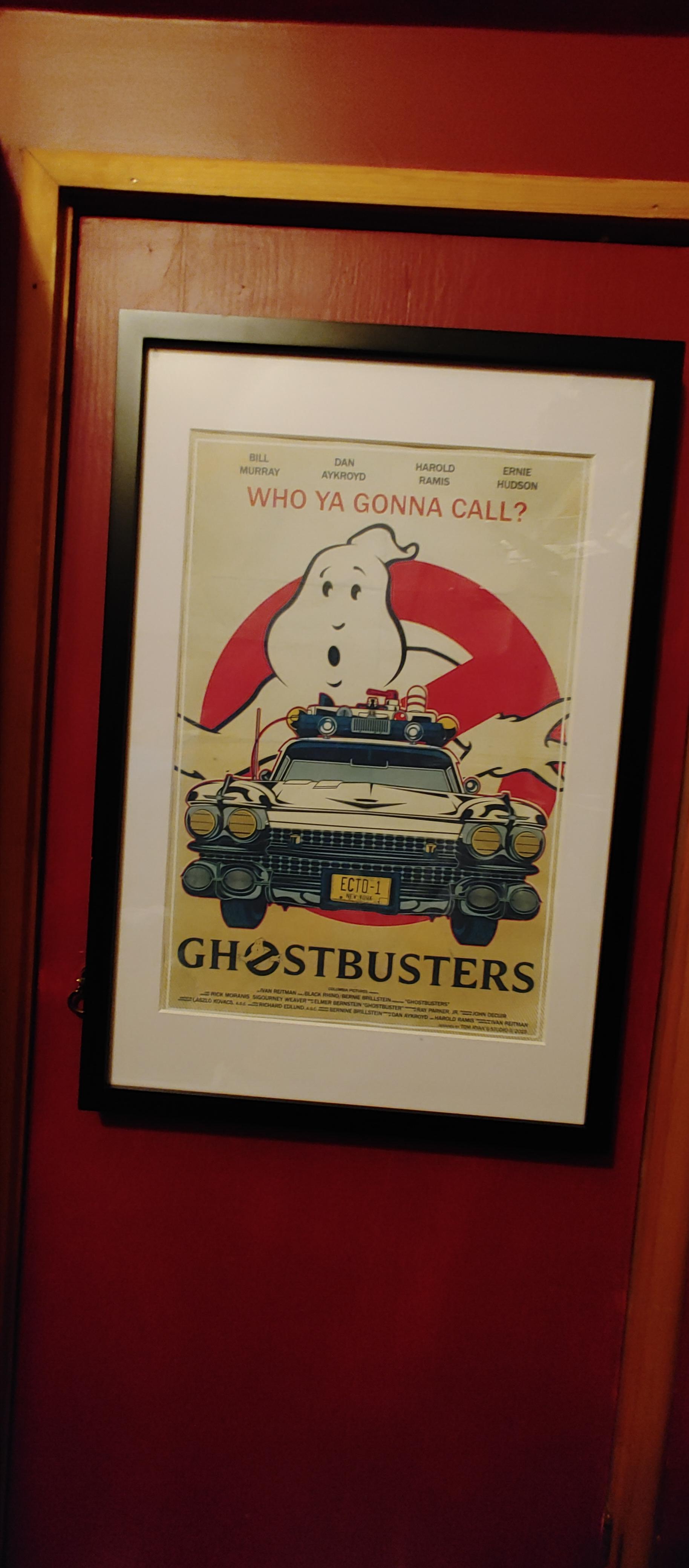 Discover more like Ghostbusters: Finally hung up a print l got a few ...