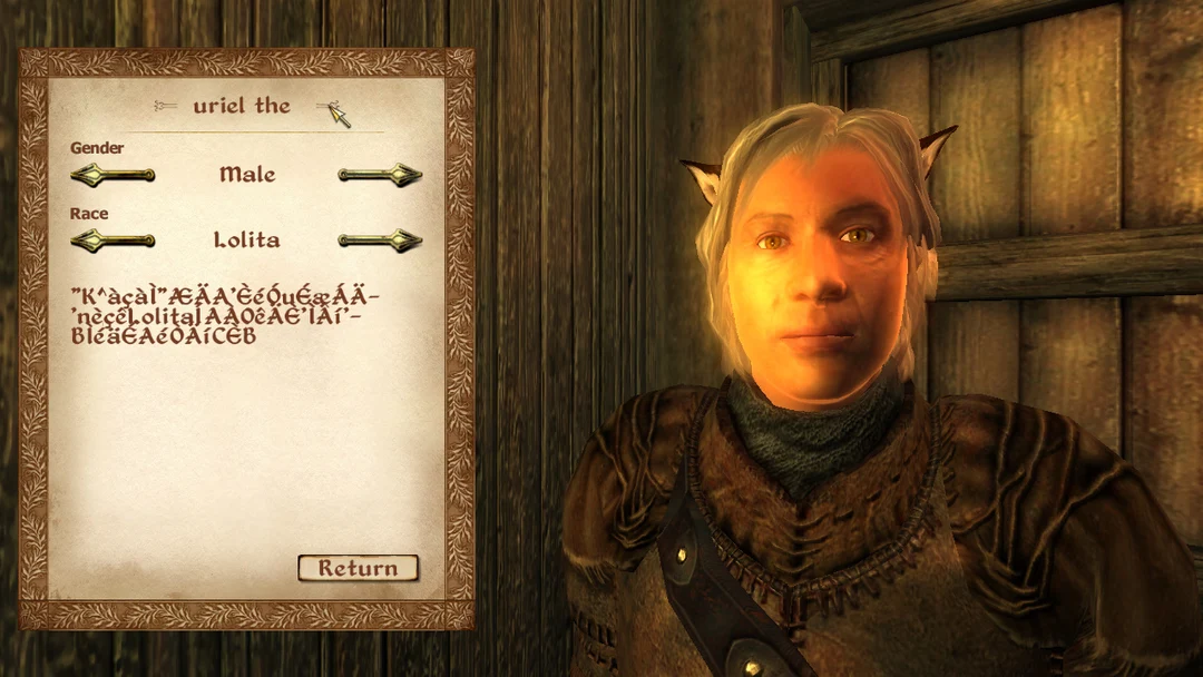 How to fix corrupted text in Oblivion? There is a japanese text in Beatuful People 2ch ed that ...