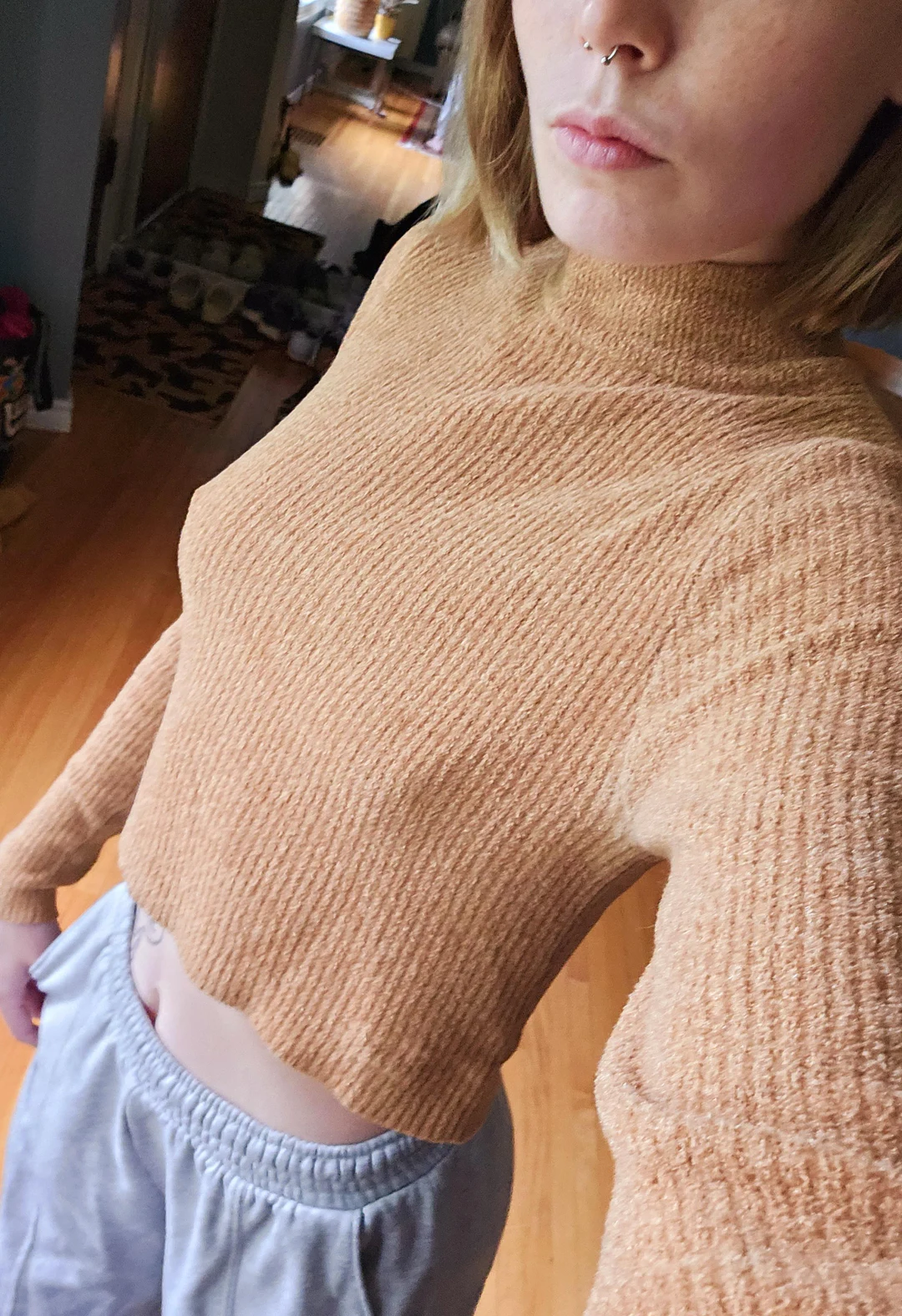 Crop top turtlenecks are my fav | Scrolller