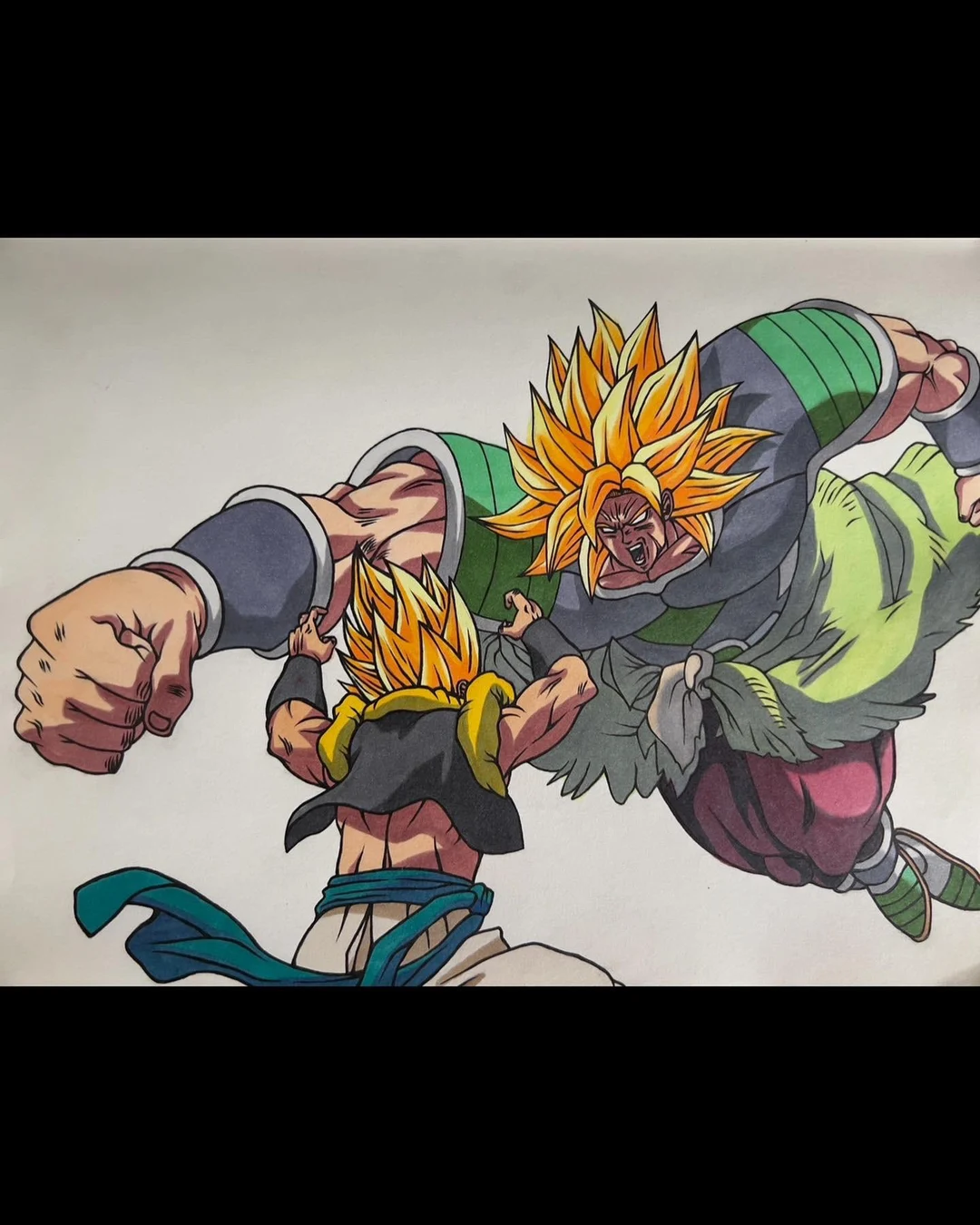 Gogeta vs. Broly, By Me, 2022 | Scrolller