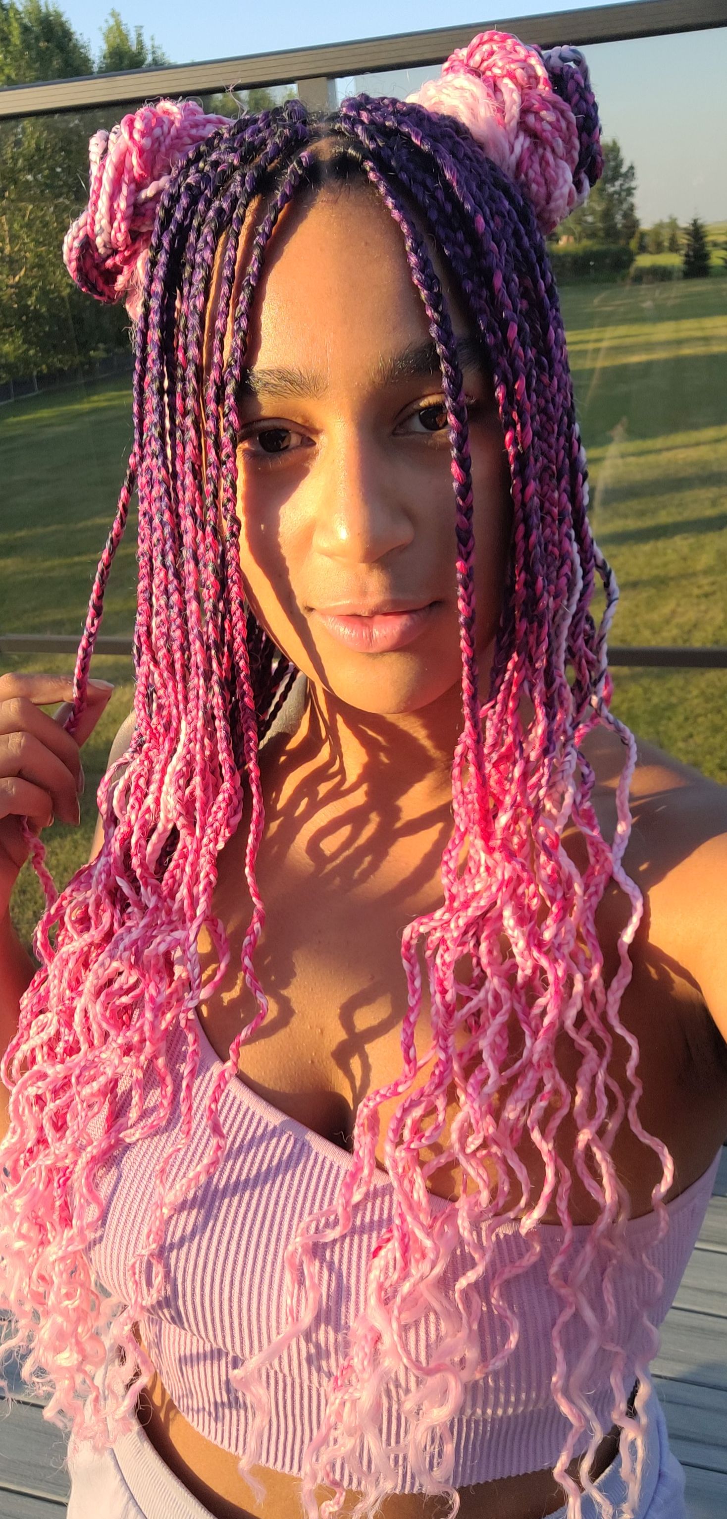Loving these pink ombre braids | Scrolller