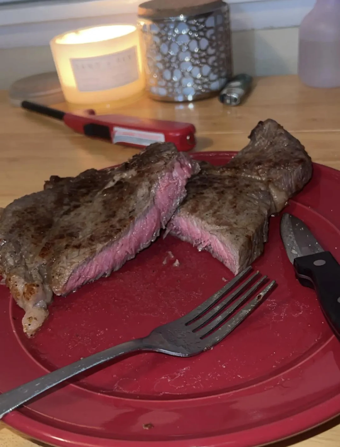 Not bad for a pan fried medium rare | Scrolller