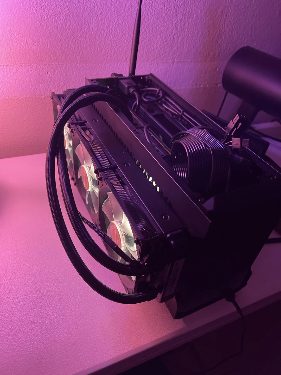 Saw the external gpu mount sffpc and decided to post my abomination | Scrolller