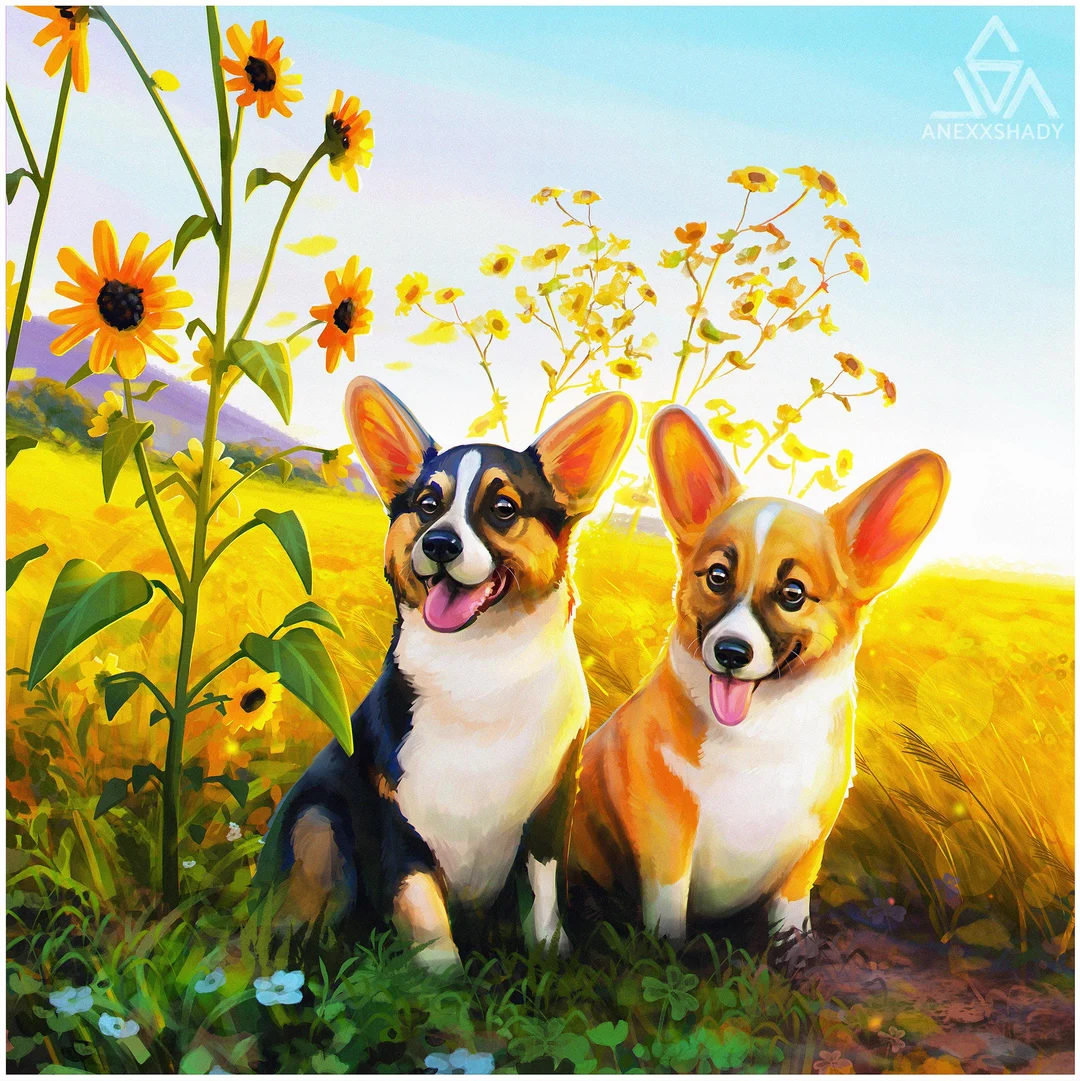 (OC) Meet the happy potatoes - Teddy and Max! 💛 Art by me | Scrolller