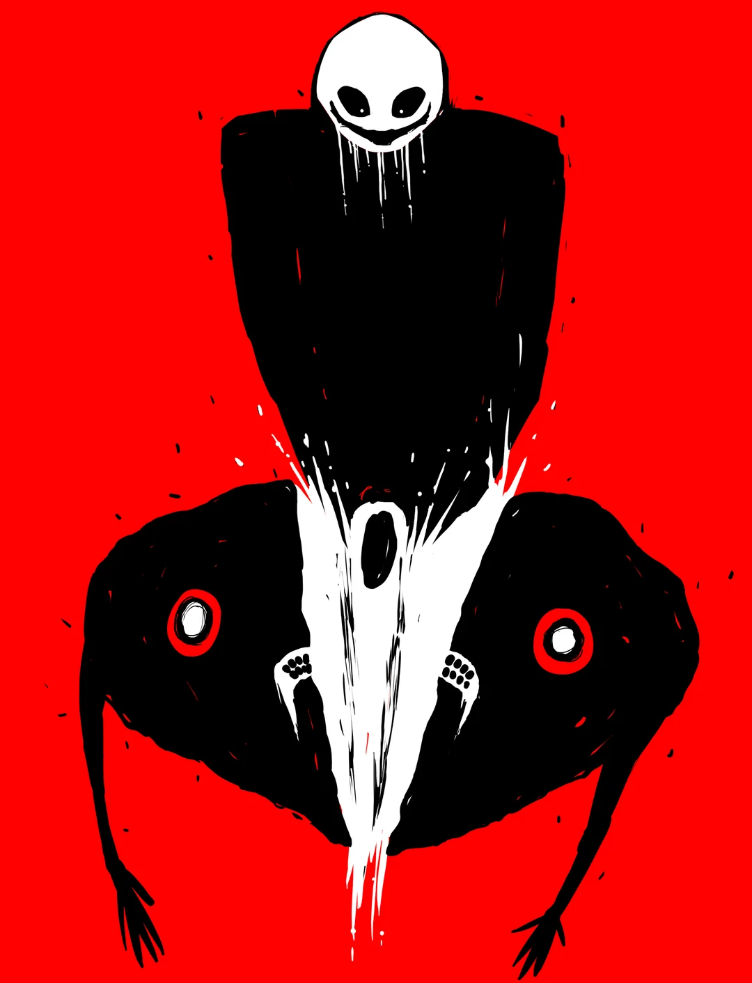 SPLIT INTO TWO, me , Krita, 2022 | Scrolller