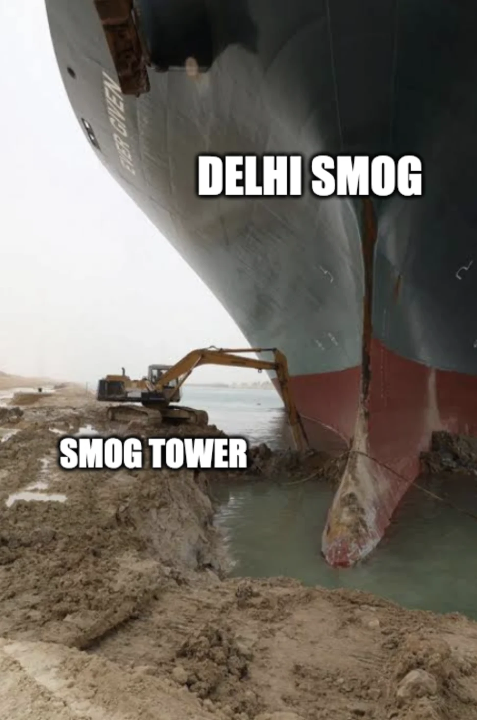 Delhi Smog vs Smog tower | Scrolller