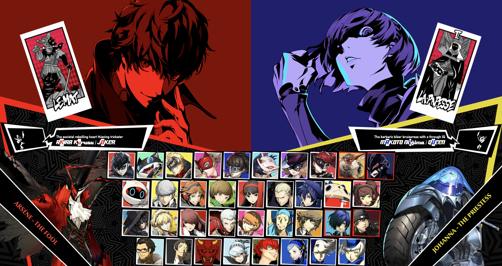 Discover more like PERSoNA: Made a whole P5A roster menu and Related Content | Scrolller