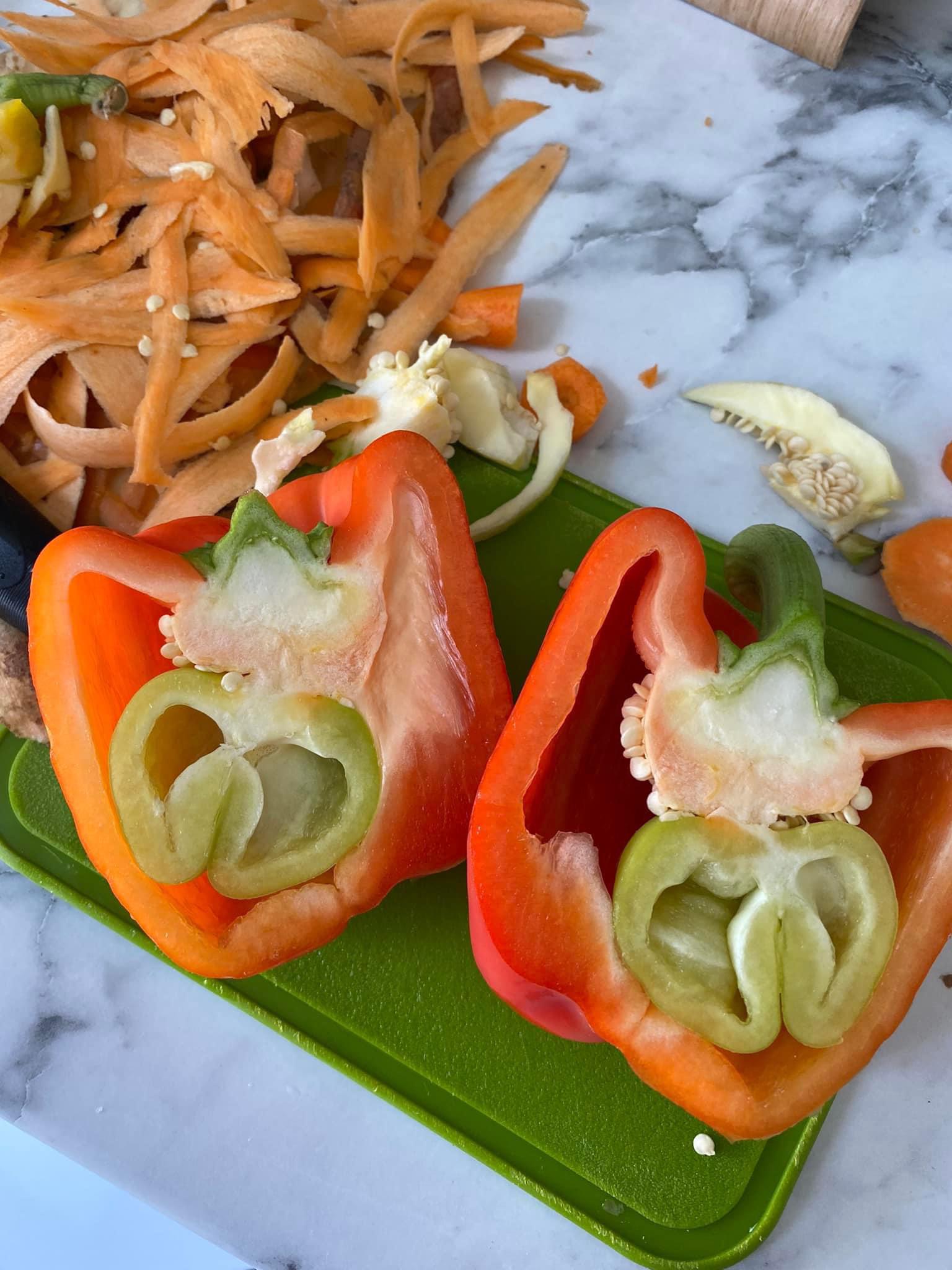 A pregnant bell pepper | Scrolller