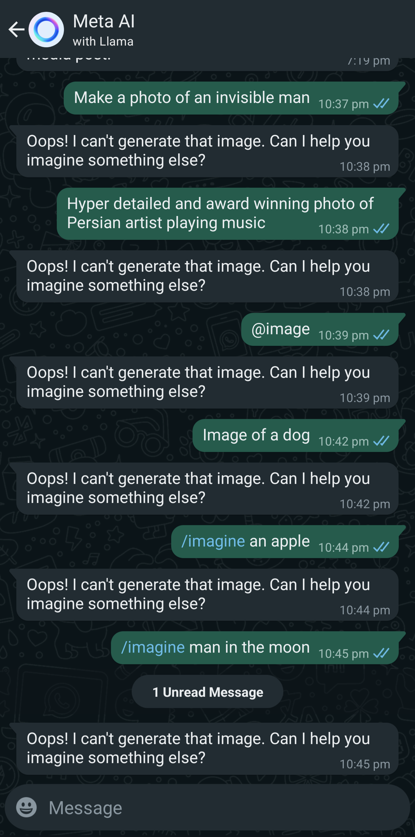 Meta AI doesn't work anymore? | Scrolller