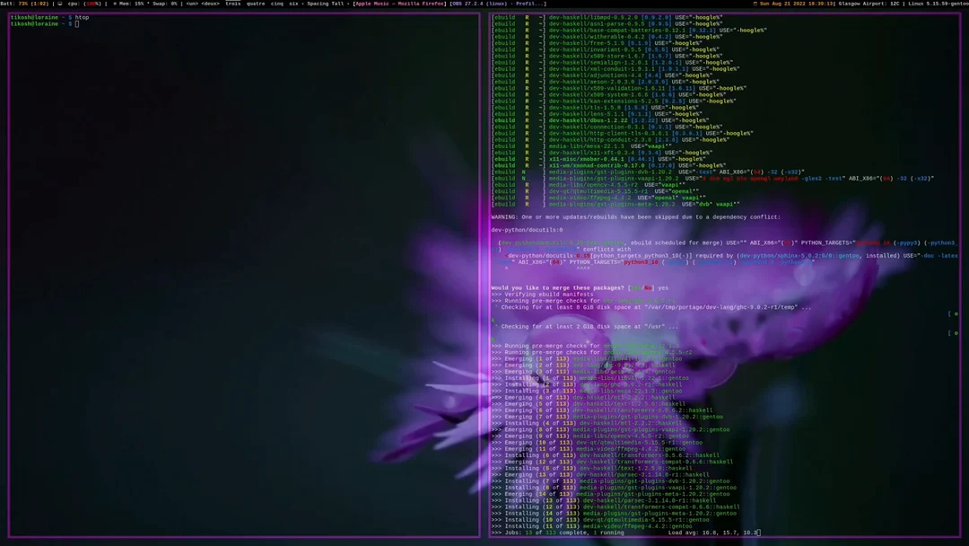 [Xmonad] setup demo while listening to Kohmi Hirose | Scrolller