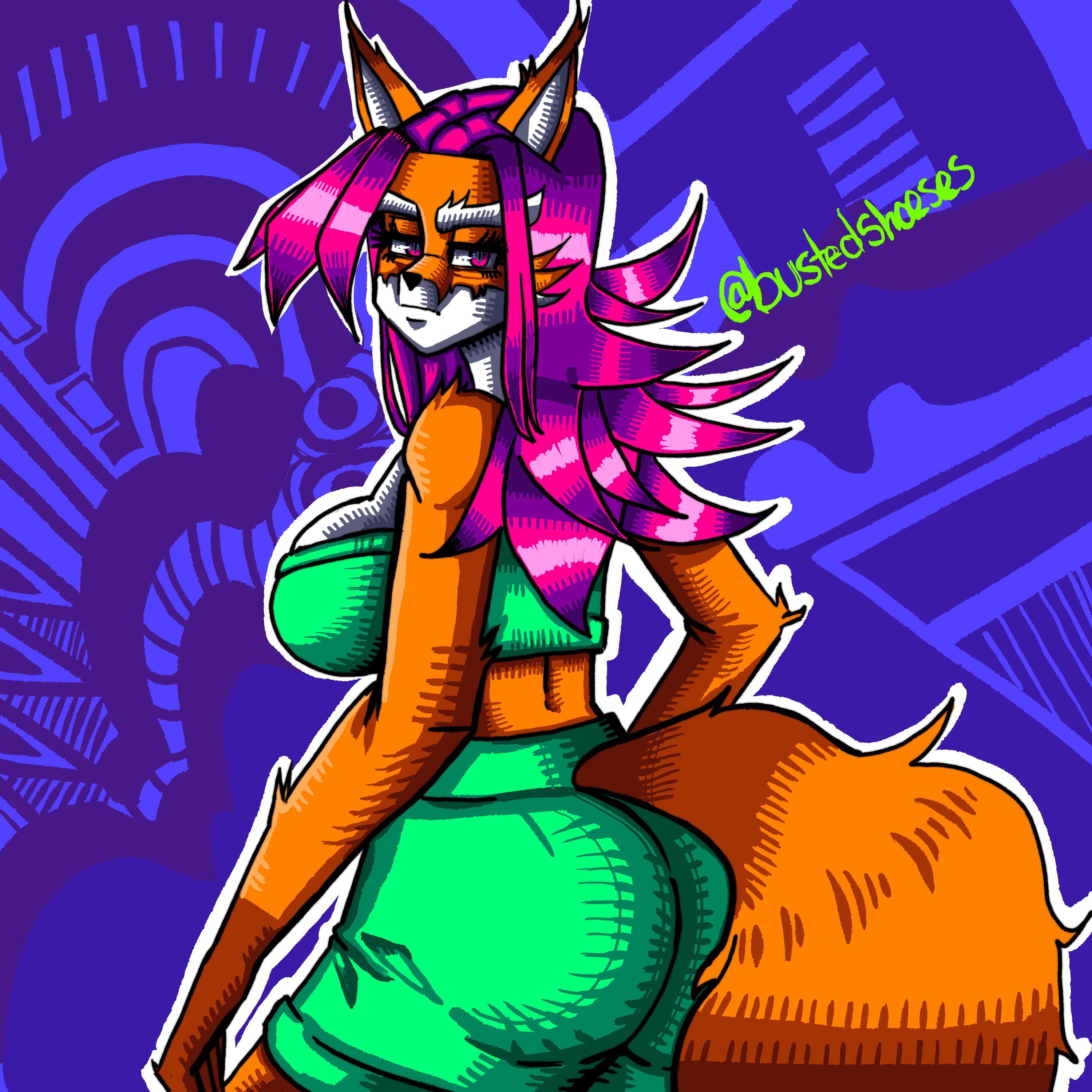 My oc hanabi (drawn by me) | Scrolller