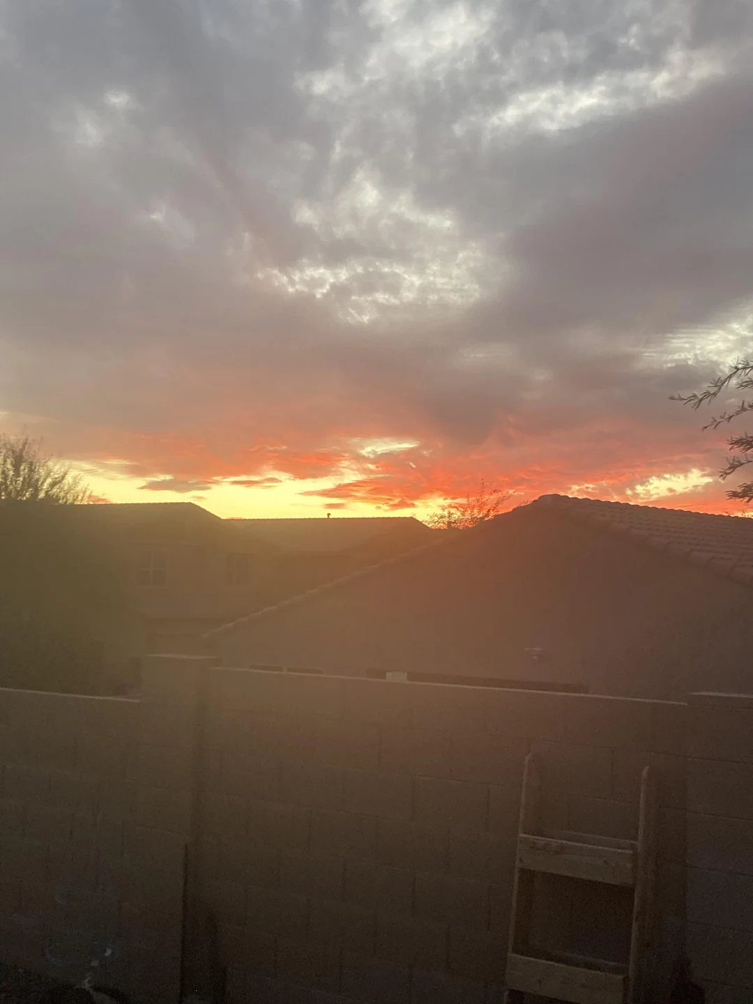 Sunset with odd clouds | Scrolller