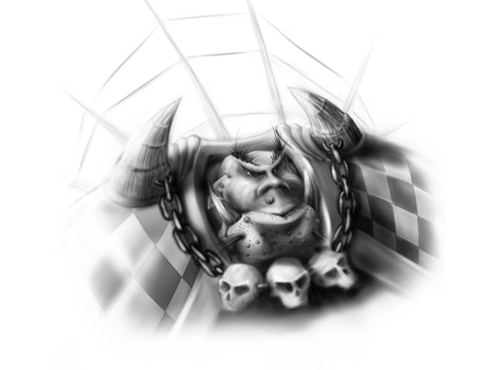 Ork sketch. | Scrolller