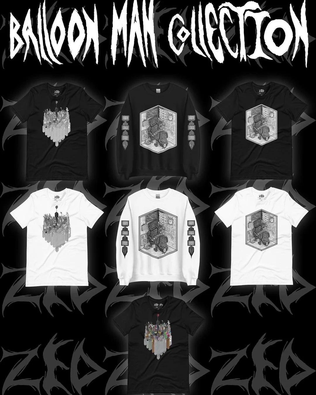 Balloon Man Collection available now on my Etsy :-)) | Scrolller