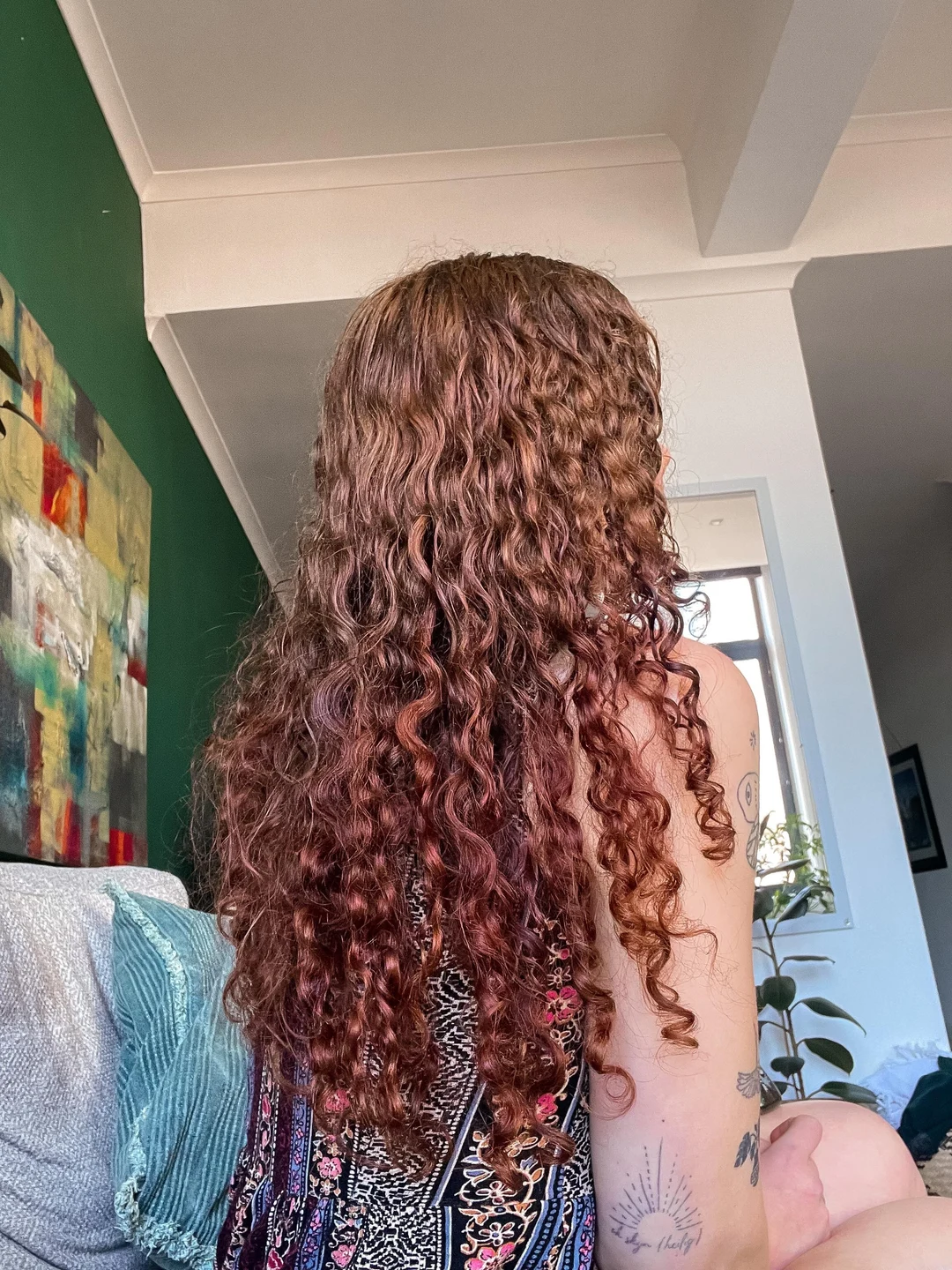 recently started the long hair journey with my curls. goal is having it tailbone length | Scrolller