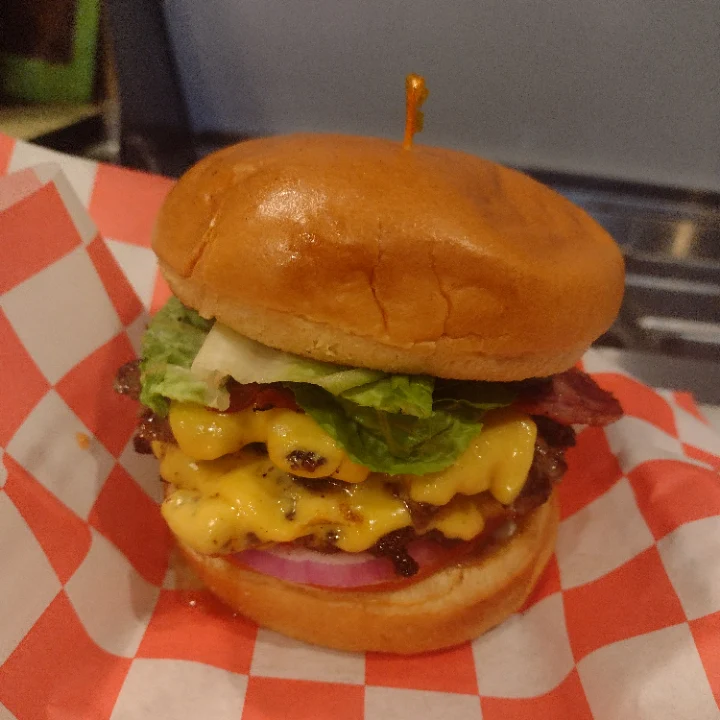 Double bacon cheeseburger by me | Scrolller