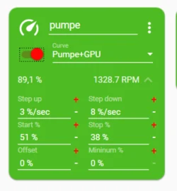 Hey! I got an alphacool dc-lt 3600 in my system and its not running correctly... More in ...
