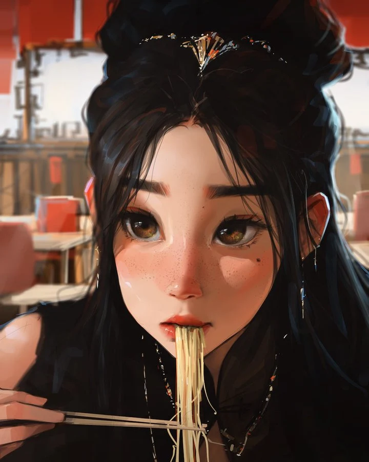 Noodles 🍜 by Sam Yang | Scrolller