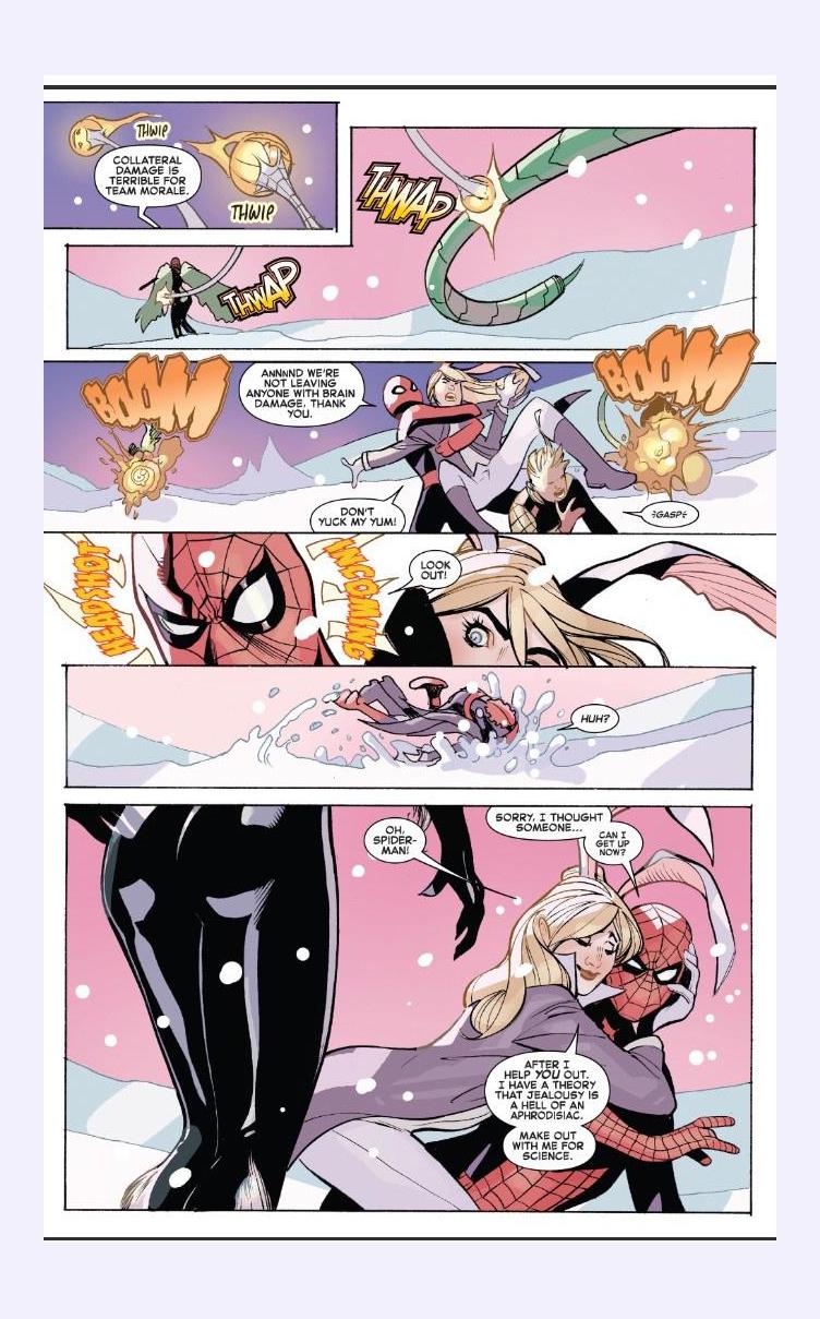 In His Least Successful Adventures, Spider-Man Still Attracts the Attention of Bemale Super ...