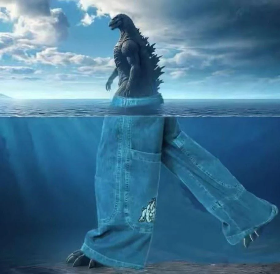 Godzilla if it was GOATed | Scrolller