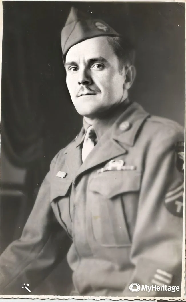 My Uncle Louis Korbel 101st Airborne Division 1945. | Scrolller