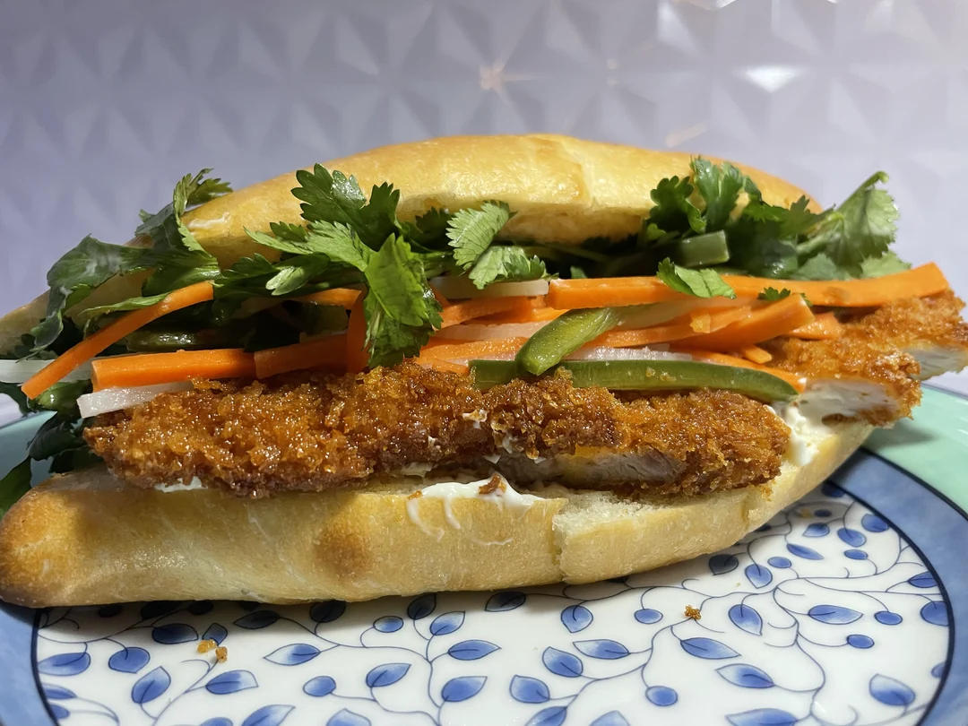 Pork Schnitzel Banh Mi Scrolller