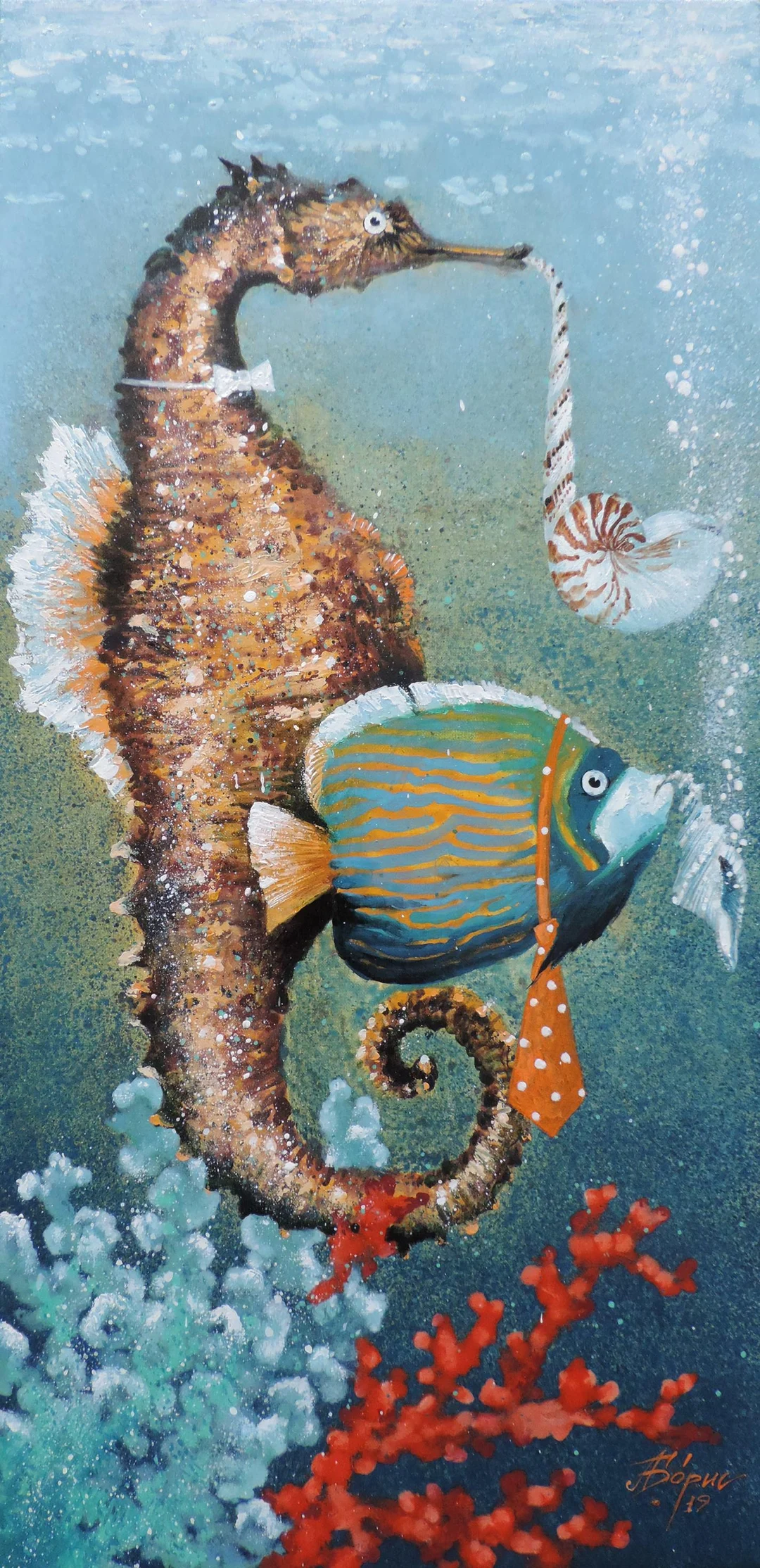 Walk of Romantics, Andrey Boris (me), canvas & tempera, 2019 | Scrolller