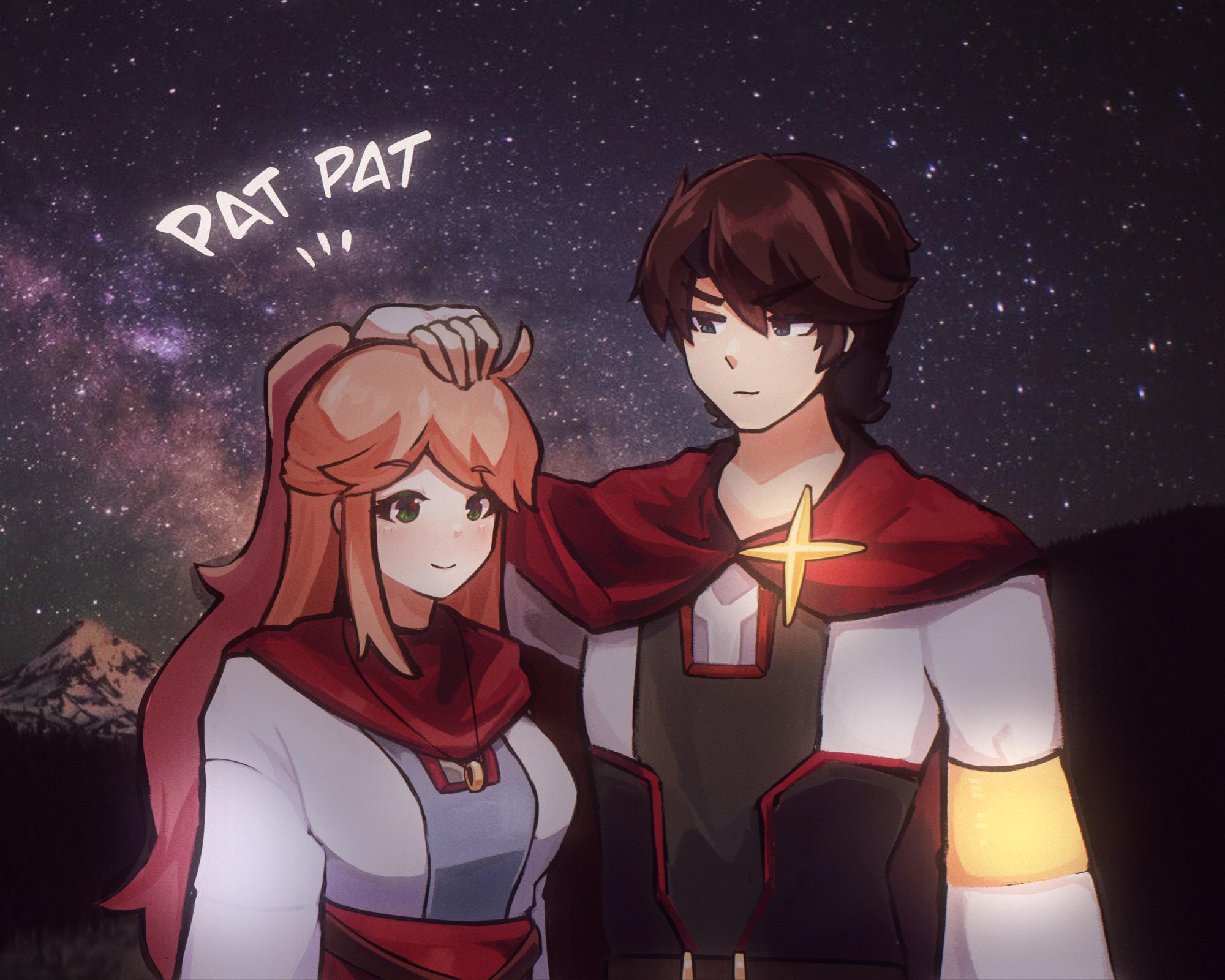 Pat Pat~ (Art by butterflan01) | Scrolller