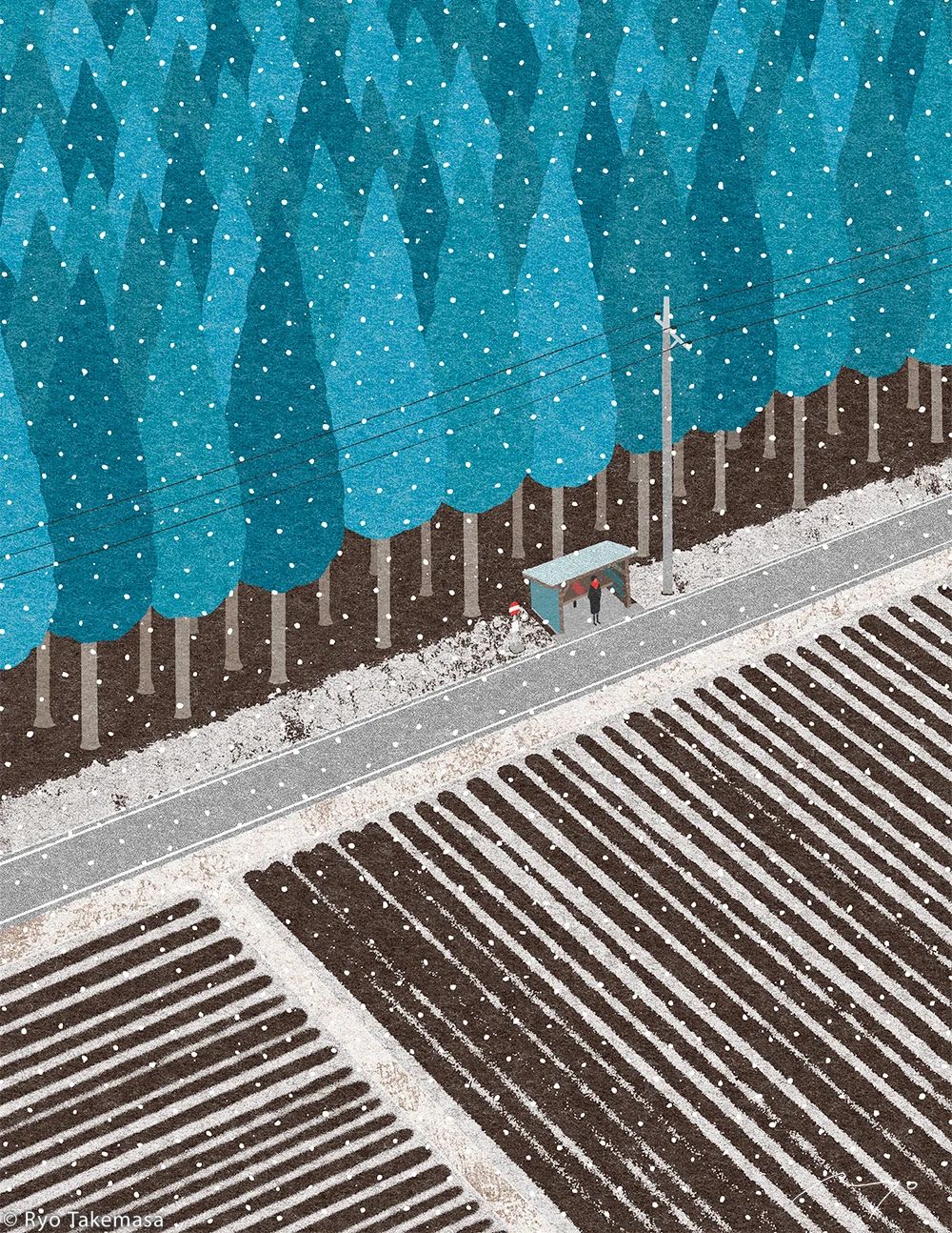Snowfall by Ryo Takemasa | Scrolller