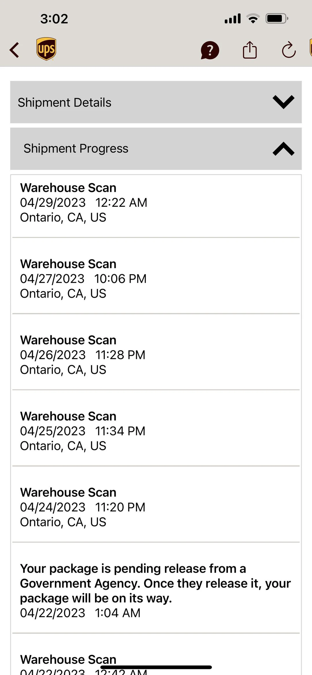 Package stuck on warehouse scan loop for a week now with no estimated delivery date. How long ...