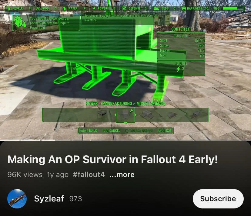 Fallout 4 workbench issue on Xbox series s | Scrolller