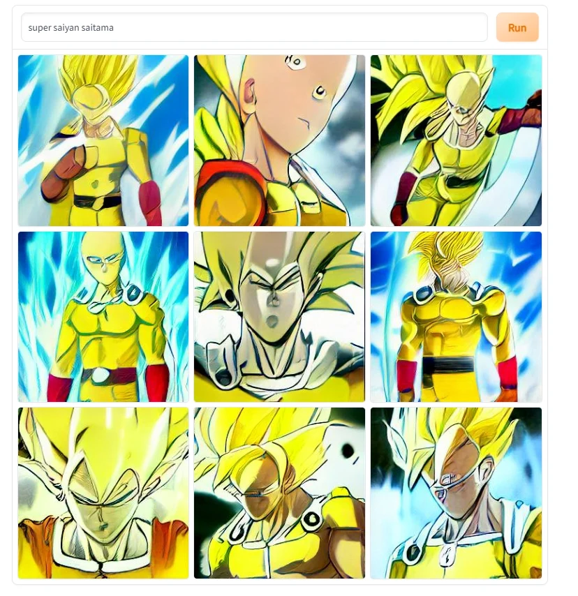 DALL·E mini: Super Saiyan Saitama | Scrolller