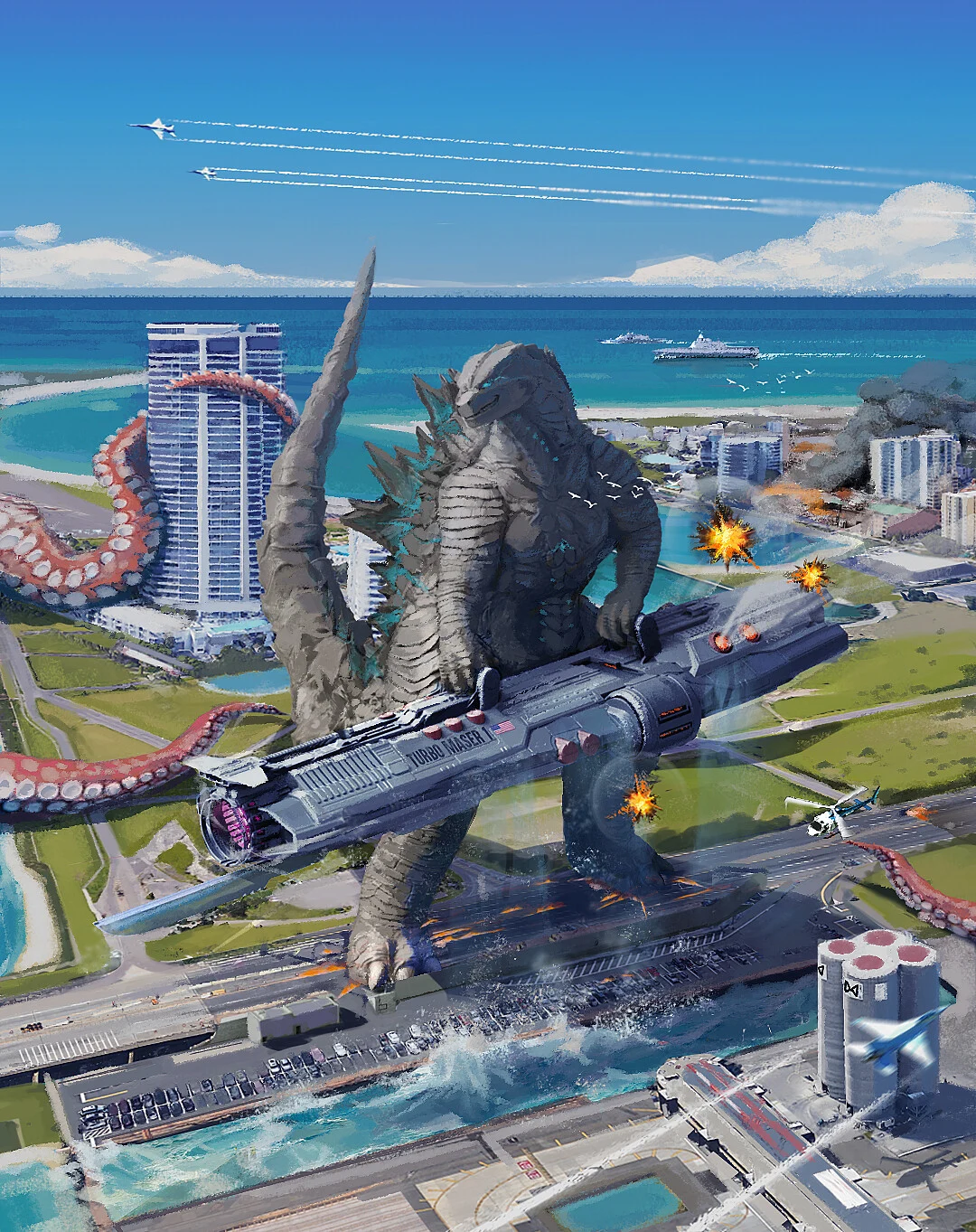 Godzilla Gun by Paul Jouard | Scrolller