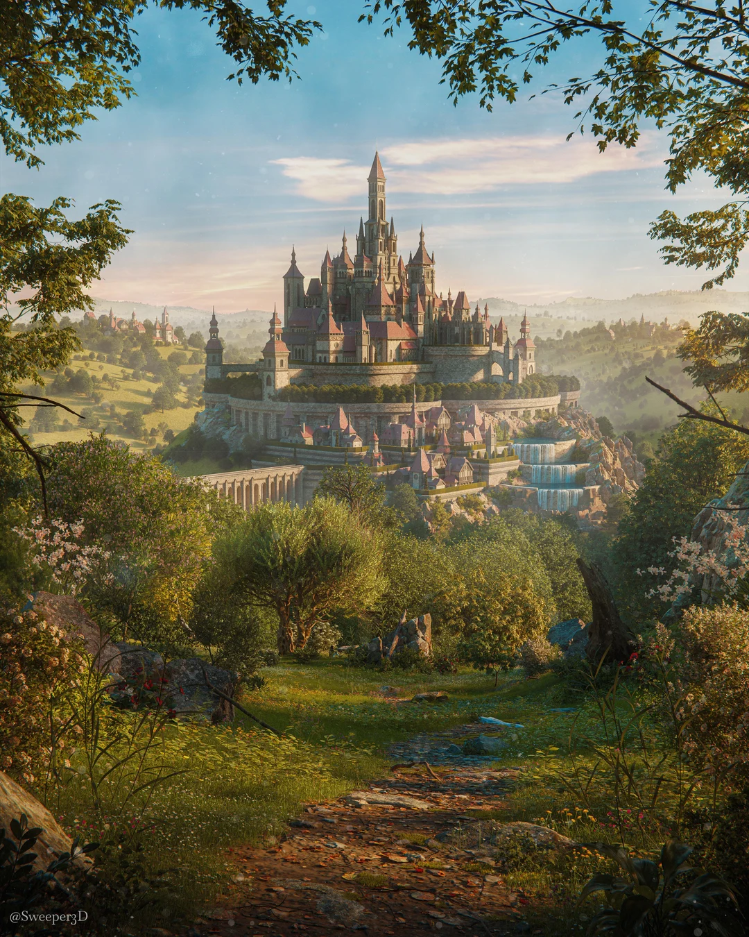 Rolling kingdom, by Sweeper3D | Scrolller