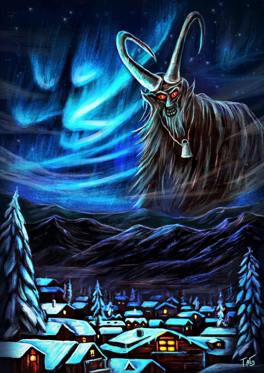 Krampus is coming soon! - digital art by me, 2022 | Scrolller