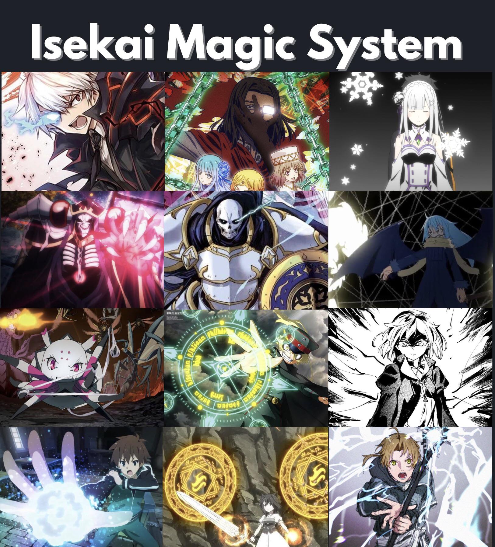 Which Isekai Magic System is your Favorite ? (Picture not related) | Scrolller