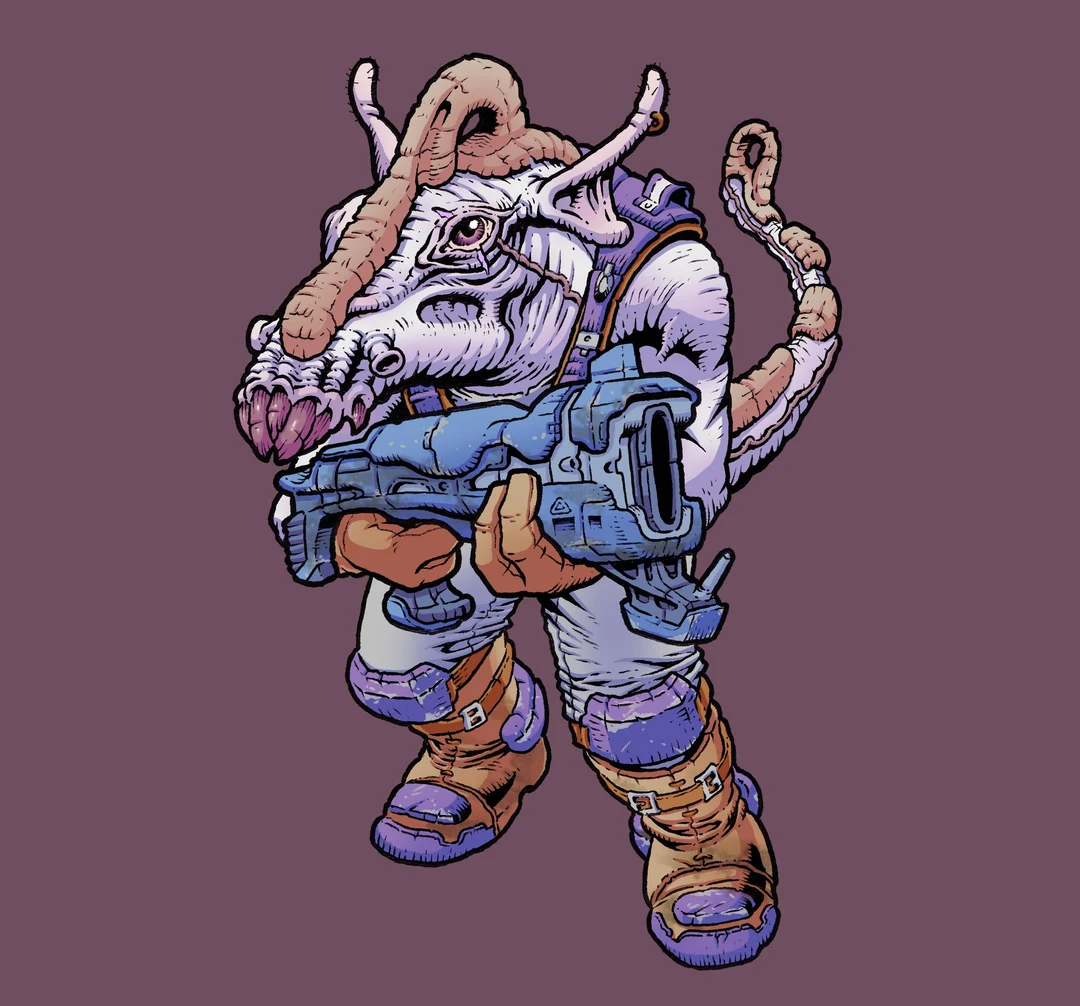 Sci-fi creature/character design: | Scrolller