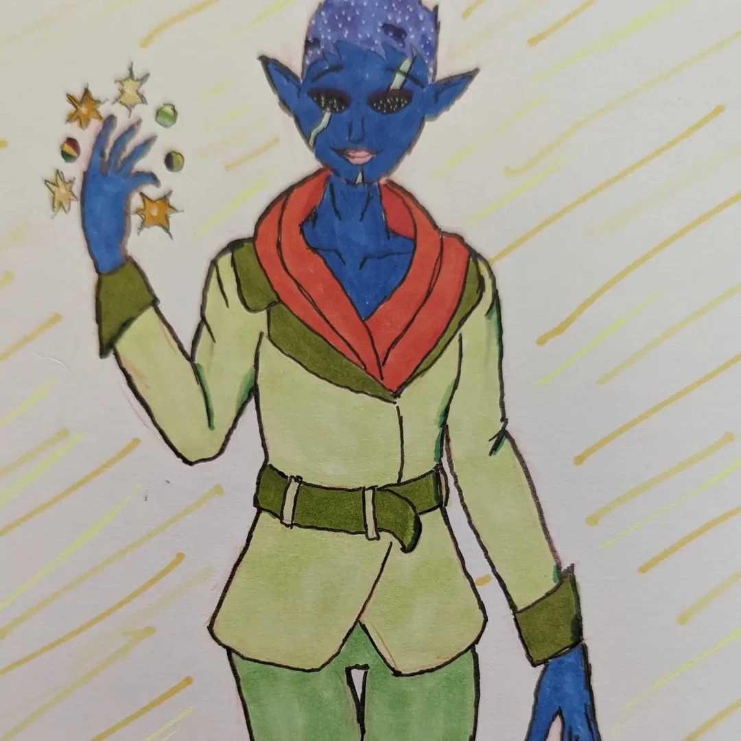 Star Magic, me, markers, 2023 | Scrolller