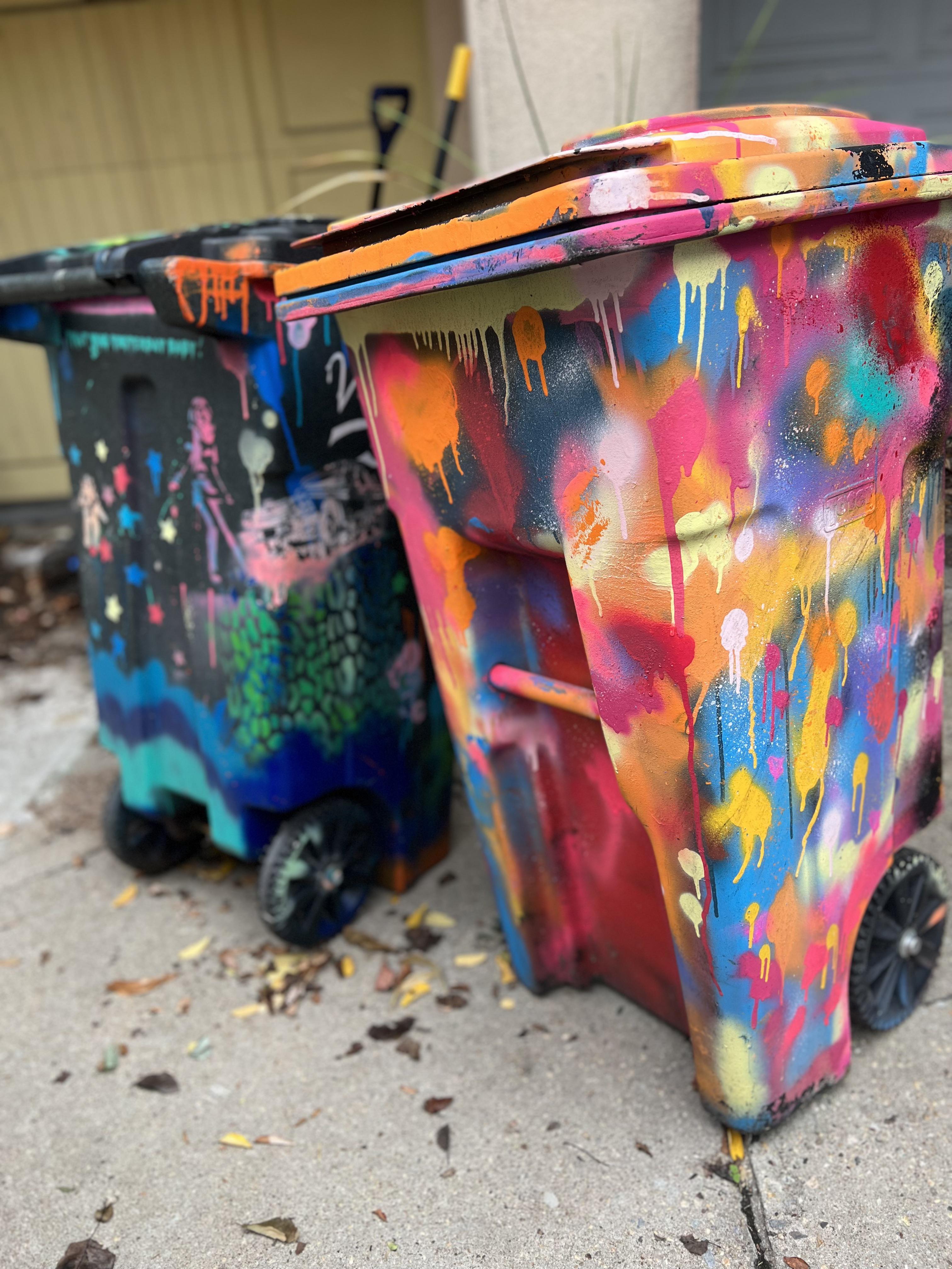 My garbage cans LOL | Scrolller