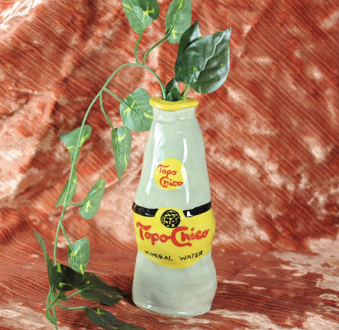 One of my best friends made these super cool ceramic condiment bottles ...