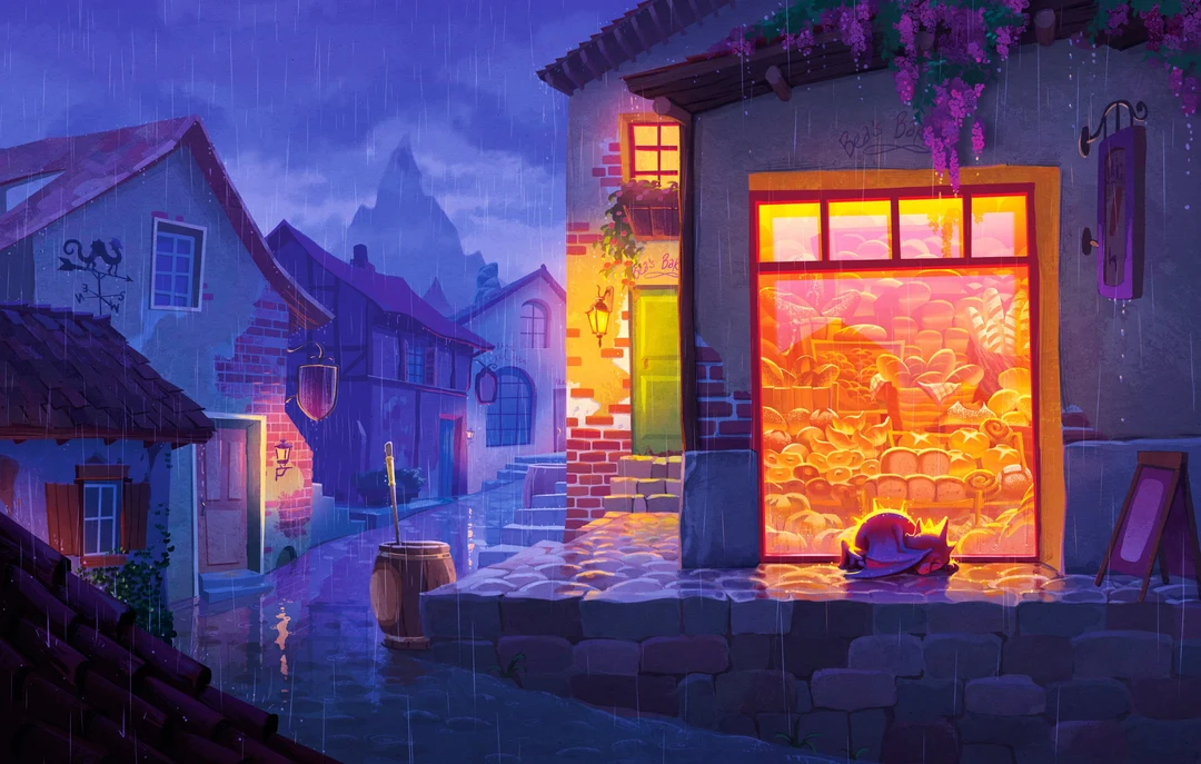 Ember, lost in the rain by Devin Elle Kurtz | Scrolller