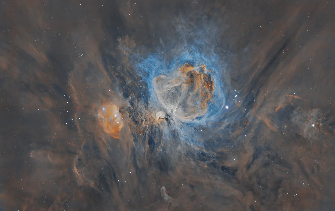 The Great Orion Nebula Nebula in narrowband | Scrolller