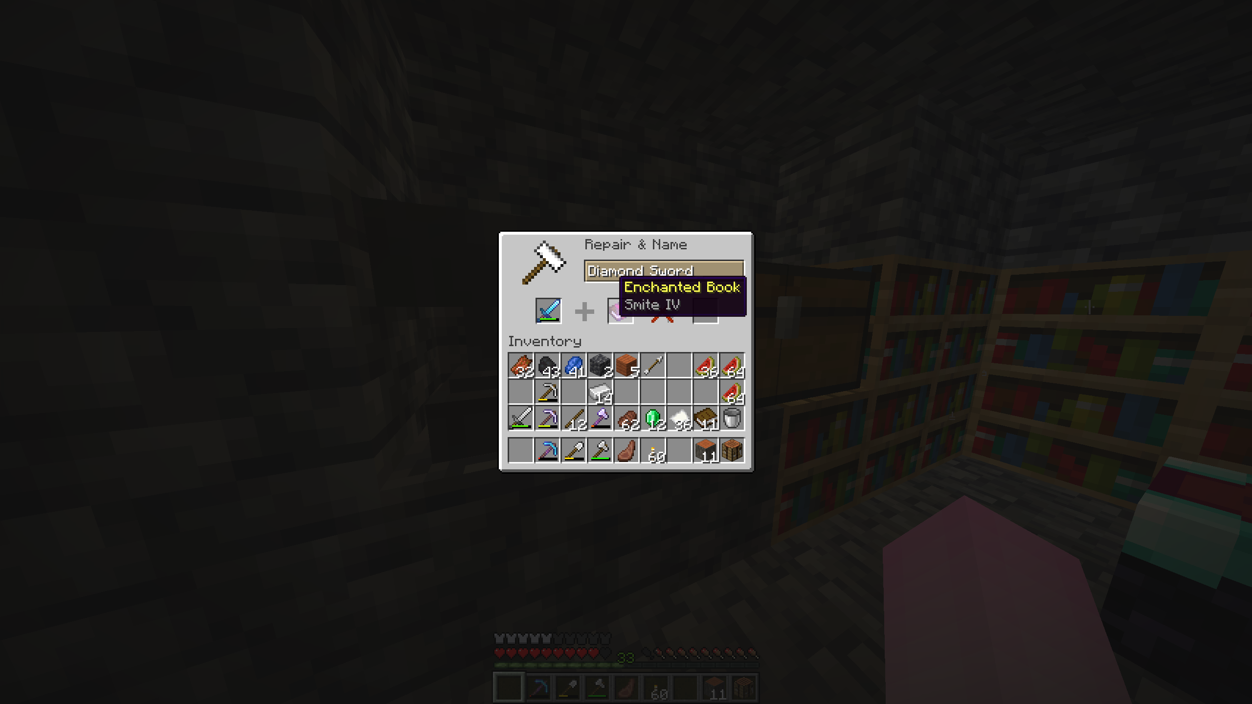 Why doesn't this work? Can I not add enchanted books to already enchanted items? | Scrolller