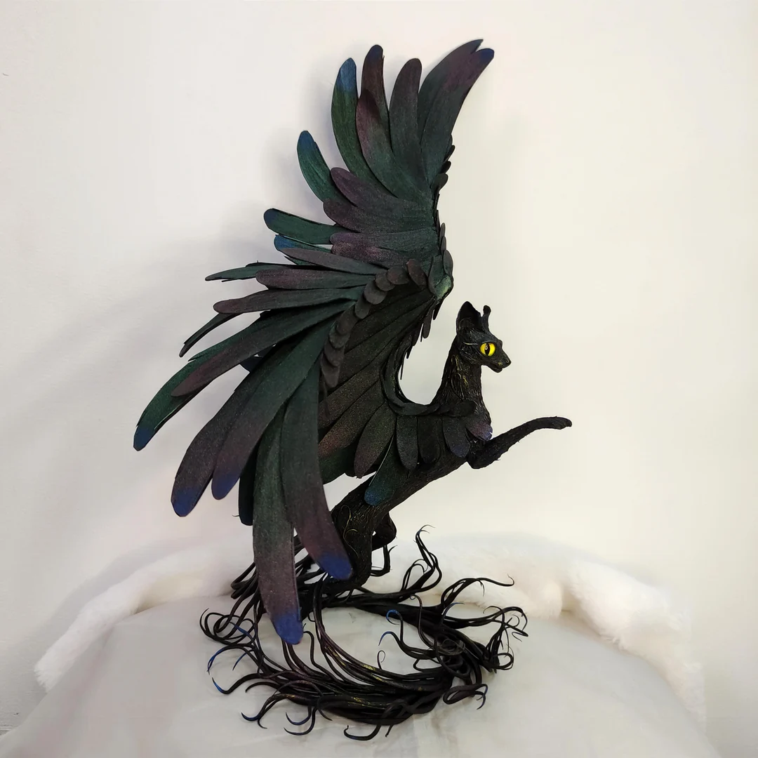 Cat dragon, Me, Velvet clay, 2023 | Scrolller